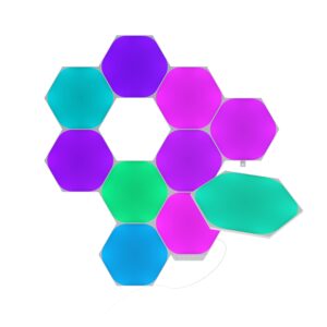 nanoleaf shapes hexagons bundle (10 panels)