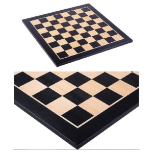 AQUETI Chess Set Chess Game Set Chess Board 21.6inch Wooden Chess Board，Chess Board Size Professional Tournament Chess Board Chess Table Chess Board Game