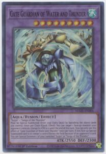 gate guardian of water and thunder - maze-en006 - super rare - 1st edition