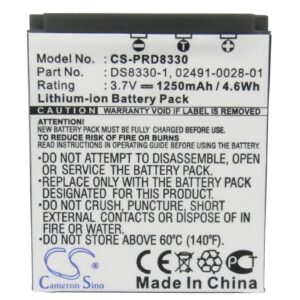 NUBODI Replacement for Battery Prima DS8330-1 DS-588, DS-8330, DS-8340, DS-8650, DS-888, DS-A350