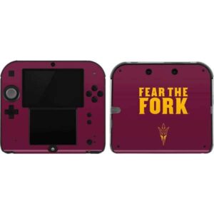 skinit decal gaming skin compatible with 2ds - officially licensed college fear the fork design