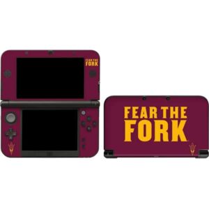 skinit decal gaming skin compatible with 3ds xl 2015 - officially licensed college fear the fork design