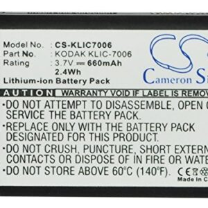 NUBODI Replacement for Battery RICOH DS-6365 DM-6370, DS-6365, SL-58, SL-68