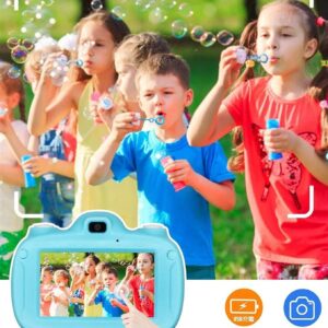 GIENEX Kids Digital Camera - 28MP Children's Selfie Camera with 3 Inches Large Screen for Boys and Girls,1080P Rechargeable Electronic Camera