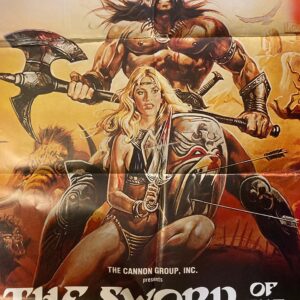 1983 Apocalyptic Adventure - Warriors of the Wasteland - SciFi Apocalypse Mad Max Grunge Vintage Original Movie Poster