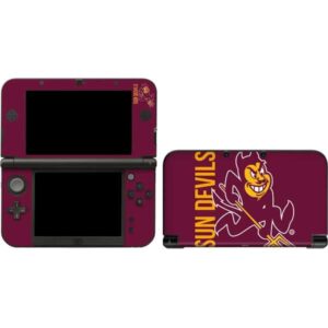 skinit decal gaming skin compatible with 3ds xl 2015 - officially licensed college sun devils mascot design