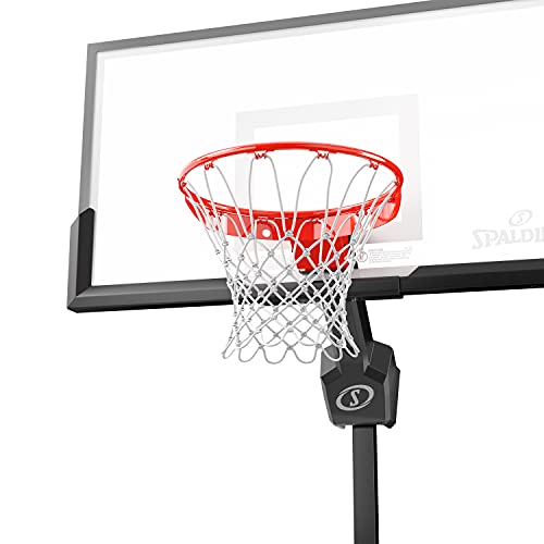 Spalding Momentous EZ Assembly 54" Clear View Acrylic Portable Basketball Hoop