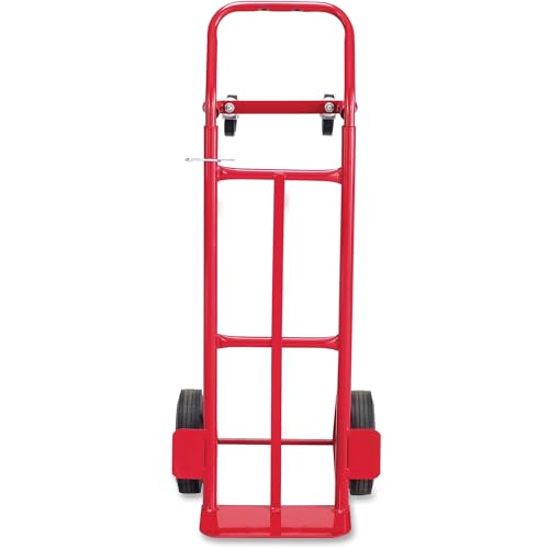 Safco Products 4086R Convertible Heavy-Duty Utility Hand Truck, Red