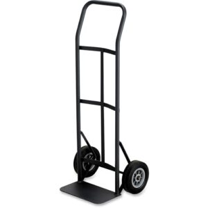 Safco Products Tuff Truck Continuous Handle Hand Truck - 400 lbs. Capacity -Black Powder Coat Finish - With Flow-Back Handle Design - Heavy-Gauge Tubular Steel Frame. For Moving Storage and More