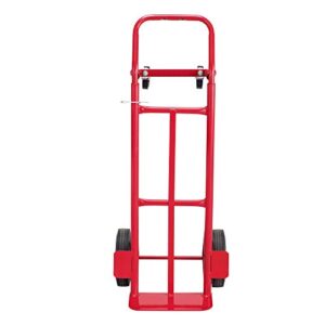 Safco Products 4086R Convertible Heavy-Duty Utility Hand Truck, Red