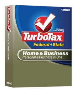 turbotax home & business federal + state 2007 [old version]