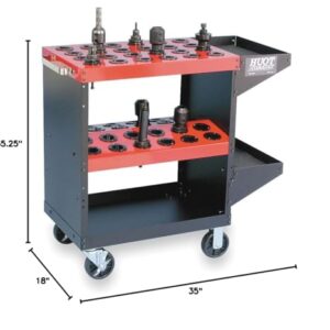 Huot ToolScoot Cart for 50 Taper Toolholders