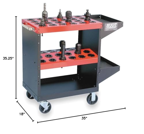 Huot ToolScoot Cart for 50 Taper Toolholders