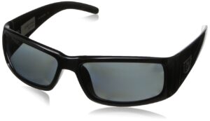 hoven the one 13-0102 polarized rectangular sunglasses,black gloss ,60 mm