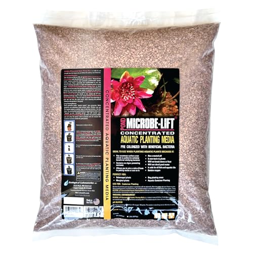 MICROBE-LIFT MLCAPM10 Concentrated Aquatic Planting Media for Accelerated Plant Growth in Ponds and Water Gardens, 10 Pounds