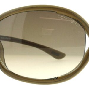 Tom Ford Women's FT0008 614 Jennifer Sunglasses, Champagne, 61mmX16mmX120mm