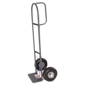 milwaukee 30019 800-pound capacity d-handle hand truck with 10-inch pneumatic tires