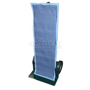 american moving padded hand truck cover #fc1020, 50”lx 16”w