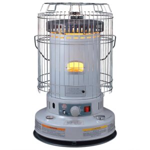 kero world kw-24g indoor kerosene heater, large, gray