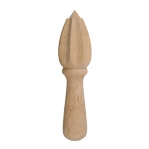 fox run 4165 lemon reamer/juicer, wood brown 1.25 x 1.25 x 6 inches