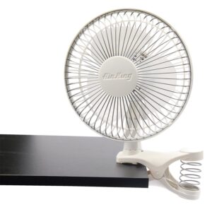 air king clip fan, 6 inch, white