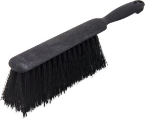 carlisle foodservice products 3625803 fireplace/bench brush, 8", black