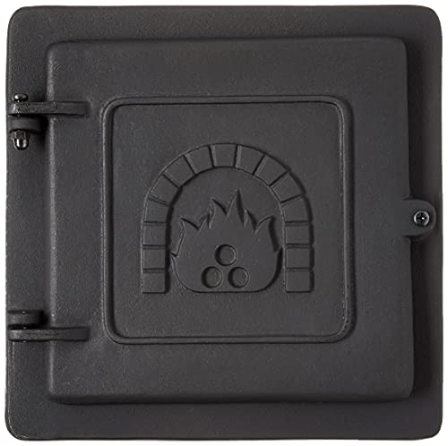 Minuteman International Cast Iron Clean-Out Door, 8 by 8-Inch,Black