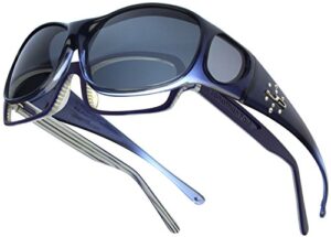 element jp fitovers - sapphire w/swarovski - grey lens (em005s)