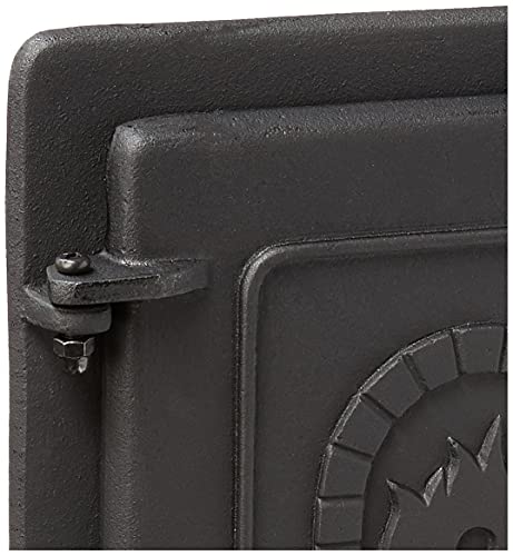 Minuteman International Cast Iron Clean-Out Door, 8 by 8-Inch,Black