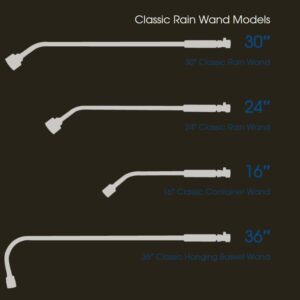 Dramm 12345 Classic Rain Watering Wand, 30", Silver