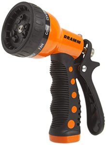 dramm available 12702 9-pattern revolver spray nozzle, orange