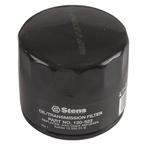 stens oil filter 120-523 compatible with cub cadet 1500 and 2000 series with kohler engines, gravely with kohler engines, woods with kohler engines 08200204, 21397200, am119567, am125424, gy20577