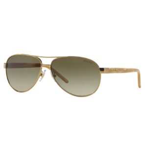 ralph sunglasses - 4004 / frame: gold cream lens: brown gradient