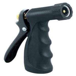 orbit zinc pistol with rubber grip hose spray nozzle 56053