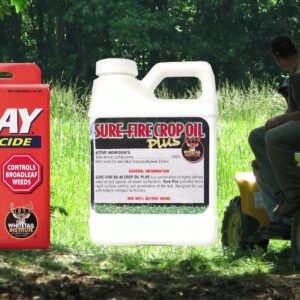 Whitetail Institute Slay Selective Broad-Leaf Weed Control Herbicide Specifically Developed for Deer Food Plots, 4 Ounces (1 acre)