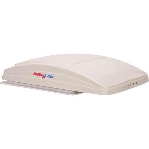 MAXXAIR 0007000K MaxxFan Deluxe Fan with Remote and White Lid