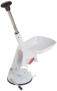 norpro deluxe cherry pitter automatic feed tray, 1.75in/4.5cm, as shown