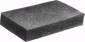 filter air foam 6-3/4"x3-5/8" replaces toro/wheel horse 81-0100