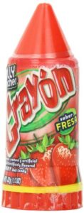 lorena candy crayon strawberry, 1.1300-ounces (pack of10)