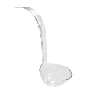 13.5in clear plastic punch bowl ladle