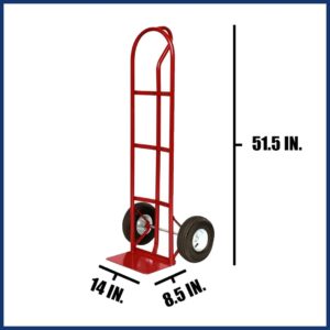 American Power Pull 3400-1 Hand Truck, Alloy steel, Red