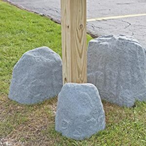 Emsco Group 2187 Landscape Rock - Natural Granite Appearance -Small -Lightweight - Easy to Install