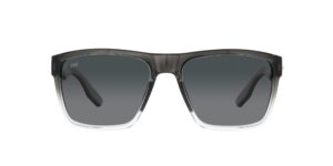 costa del mar mens paunch xl square sunglasses, fog grey/grey gradient polarized 580g, 59 mm