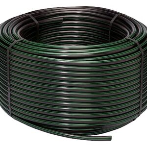 Rain Bird T63-500S Drip Irrigation 1/2" (0.634" OD) Blank Distribution Tubing, 500' Roll, Black