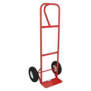 american power pull 3400-1 hand truck, alloy steel, red