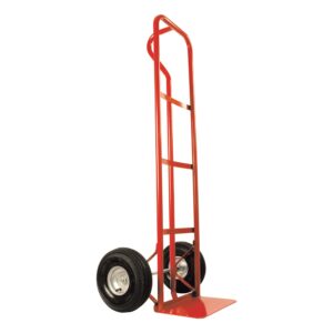 performance tool w41060 heavy duty steel hand truck with extra large toe plate