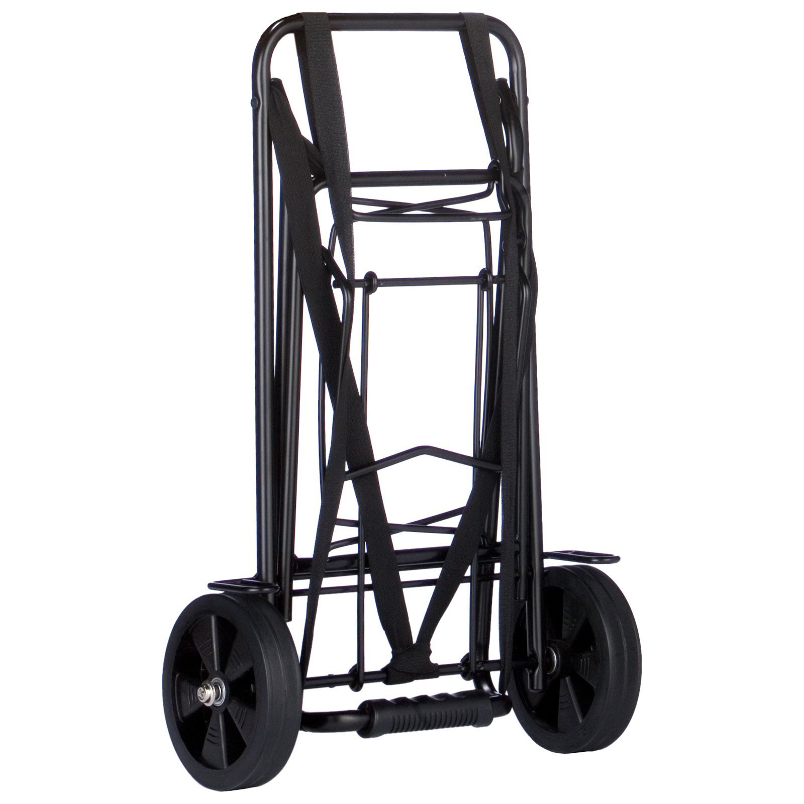 NORRIS PRODUCTS Model 230 Durable Steel 155 lbs Capacity Folding Transportation Hand Cart w/Telescopic Handle, Expanding Platform Deck