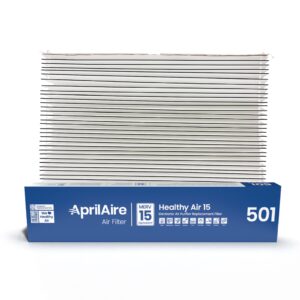 aprilaire 501 replacement filter for aprilaire 5000 whole-house air purifier - merv 15 equivalent, 16x25x6 air filter (pack of 1)