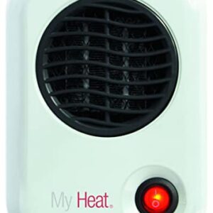 Lasko MyHeat Personal Mini Space Heater for Home with Single Speed, 6 Inches, White, 200W, 101