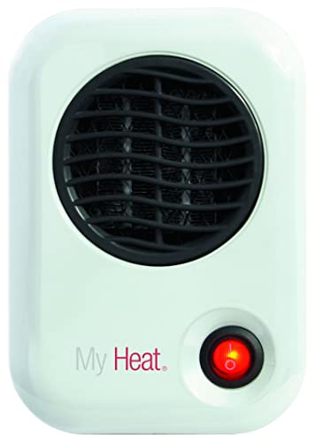 Lasko MyHeat Personal Mini Space Heater for Home with Single Speed, 6 Inches, White, 200W, 101